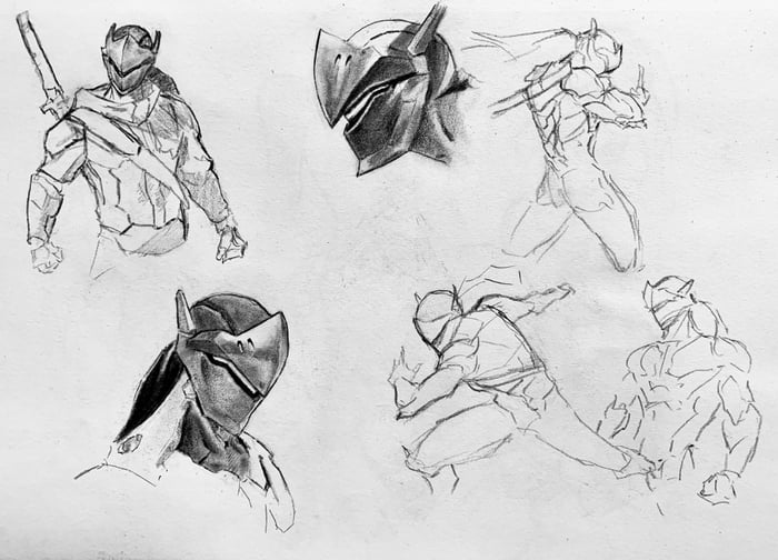 Genji sketches - 9GAG