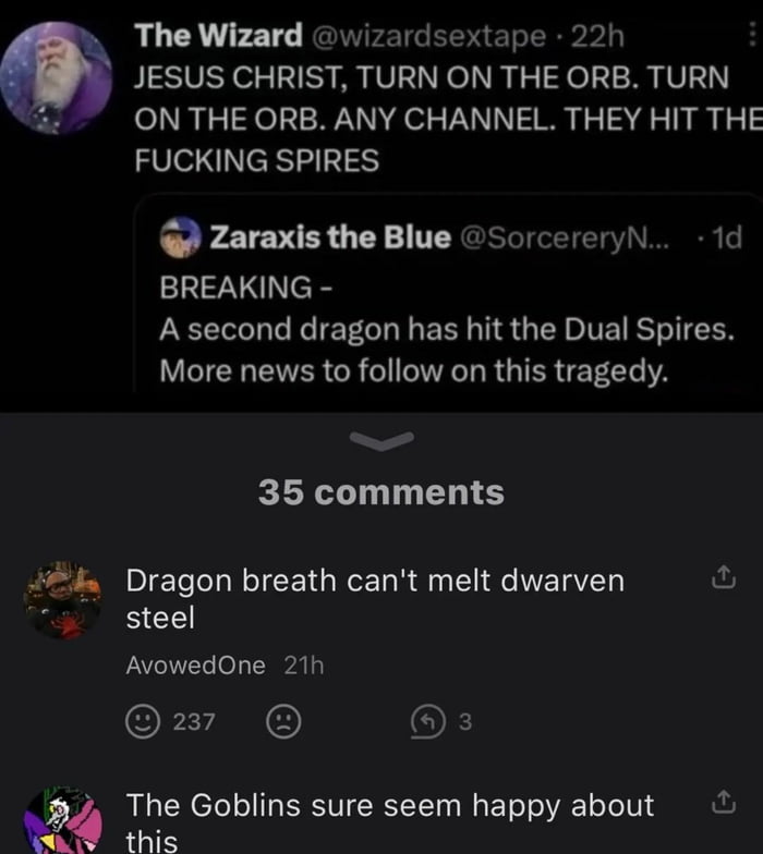 They hit the second spire - 9GAG