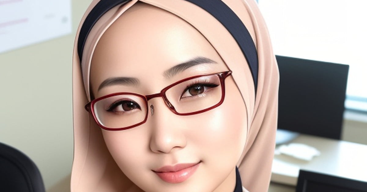 Req: kacamata + tocil.. jadi ane kurangin ukuran tetenya,,, versi hijab & tidak - 9GAG