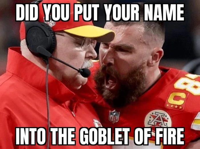Kelce asked calmly - 9GAG