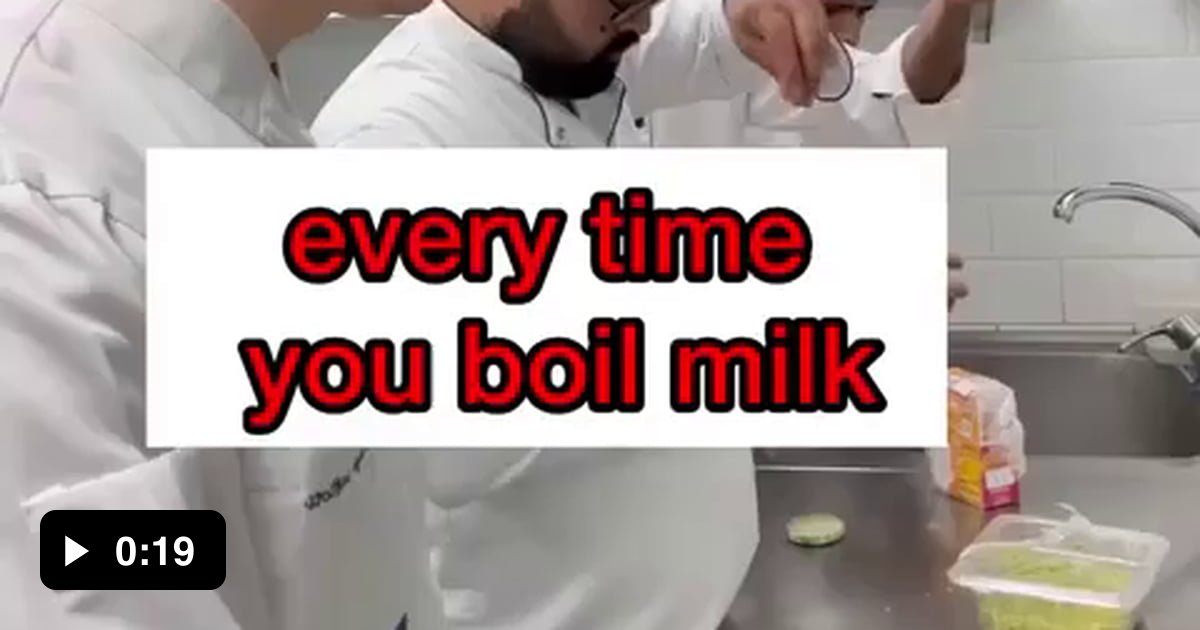 Every time you boil milk - 9GAG