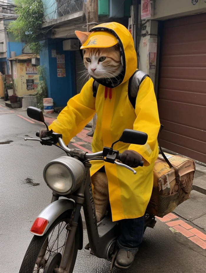 Delivery Cat - 9GAG