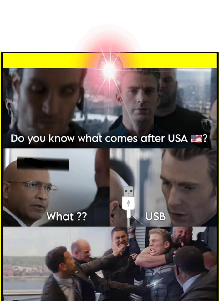 USA .... USB - 9GAG