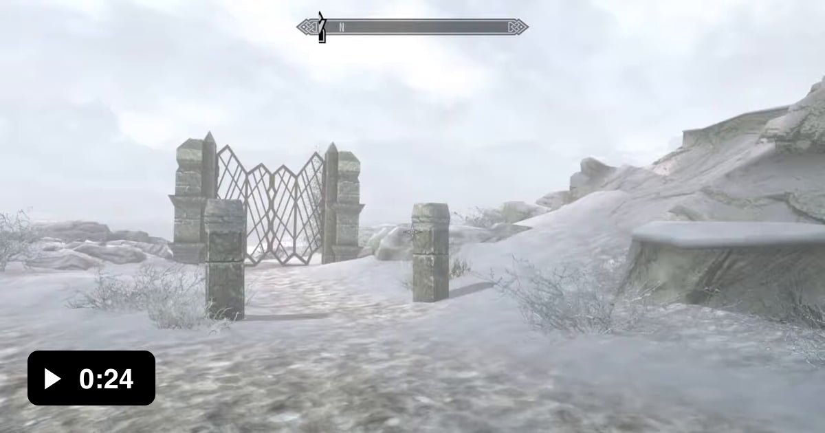 When you climb 7000 steps to reach top of Skyrim just to get man ...