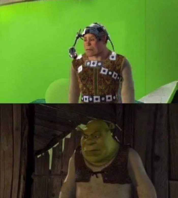 Shrek behind the scenes - 9GAG