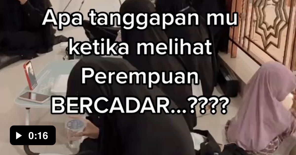Tanggapan Orang Masing Masing Beda Ada Segan Takut Dam Juga Yang Nafsu Liat Cewek Bercadar