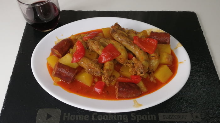 Chicken Necks, Chorizo and Potato Stew - 9GAG