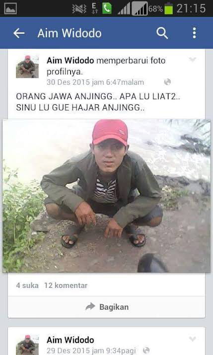 Orang jawa itu beban negara - 9GAG