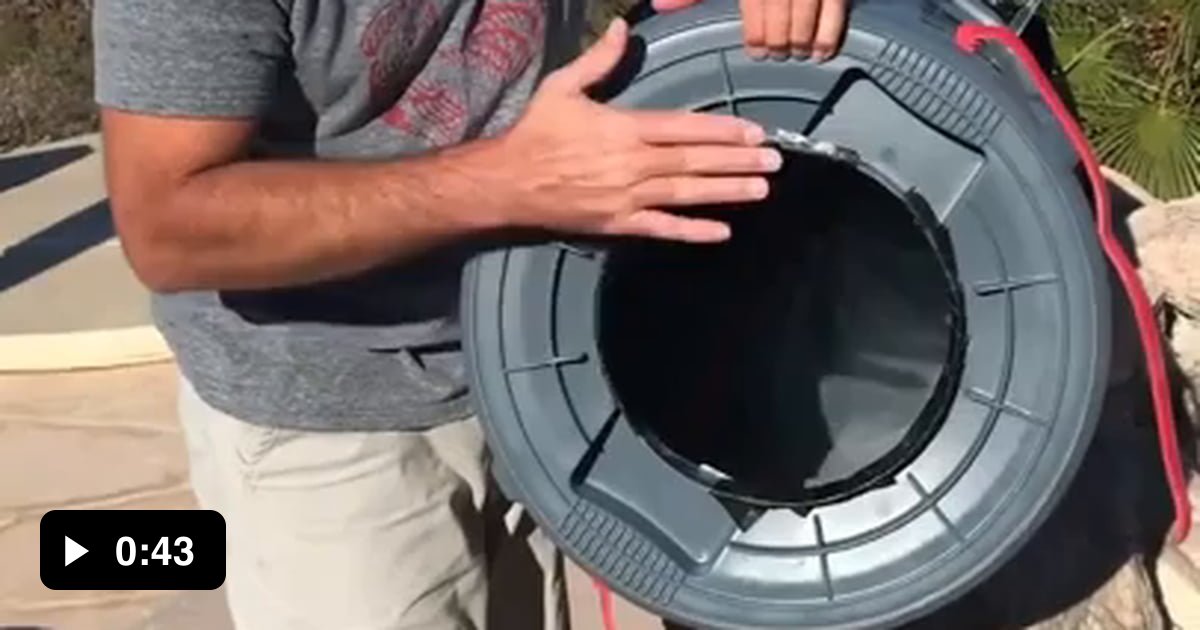 Making an Air Vortex Canon using Trash Can - 9GAG