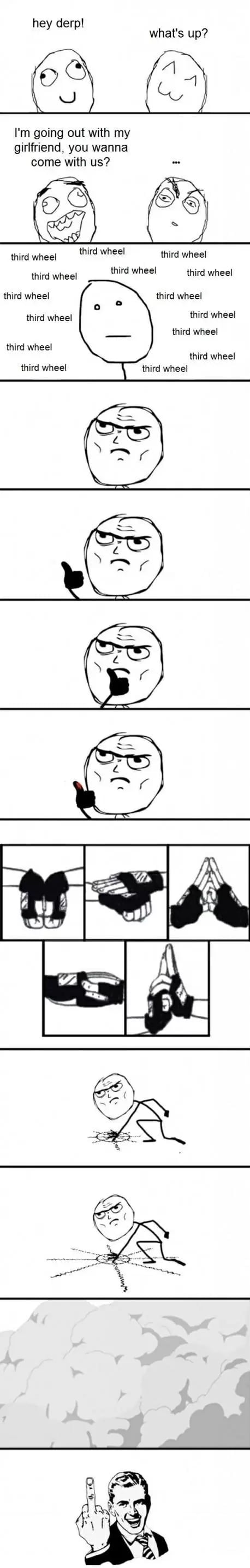 The third wheel - 9GAG