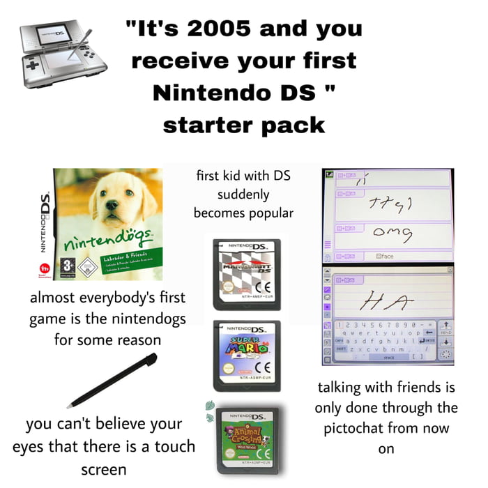 First Nintendo DS starter pack - 9GAG