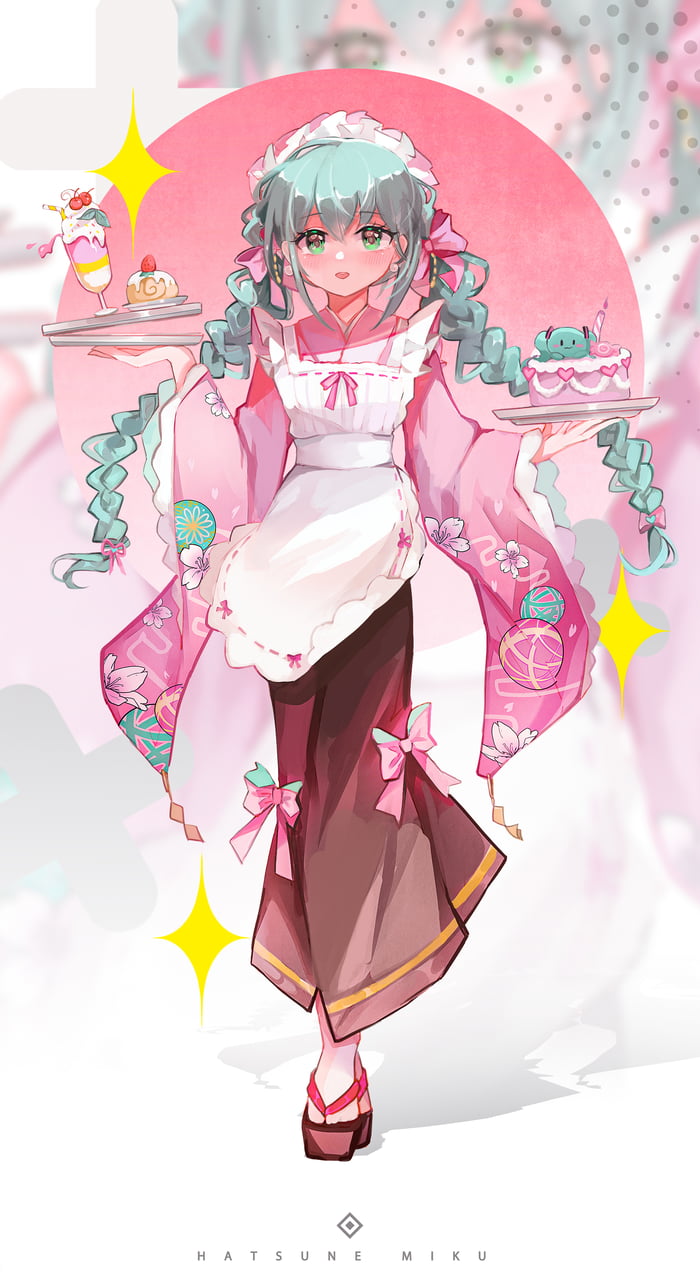 Cafe Maid Miku - 9GAG