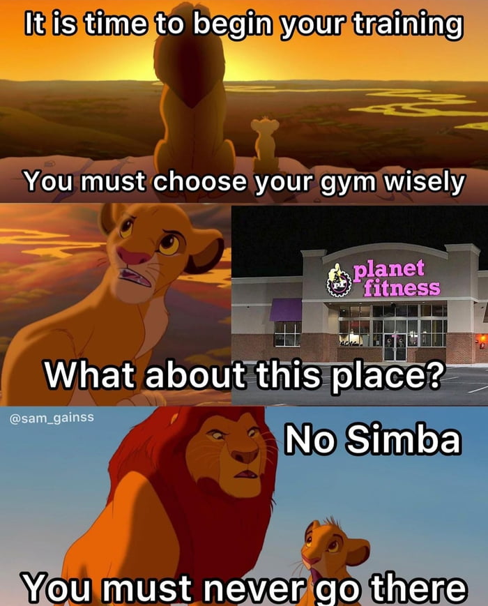 Simba never goes there. - 9GAG