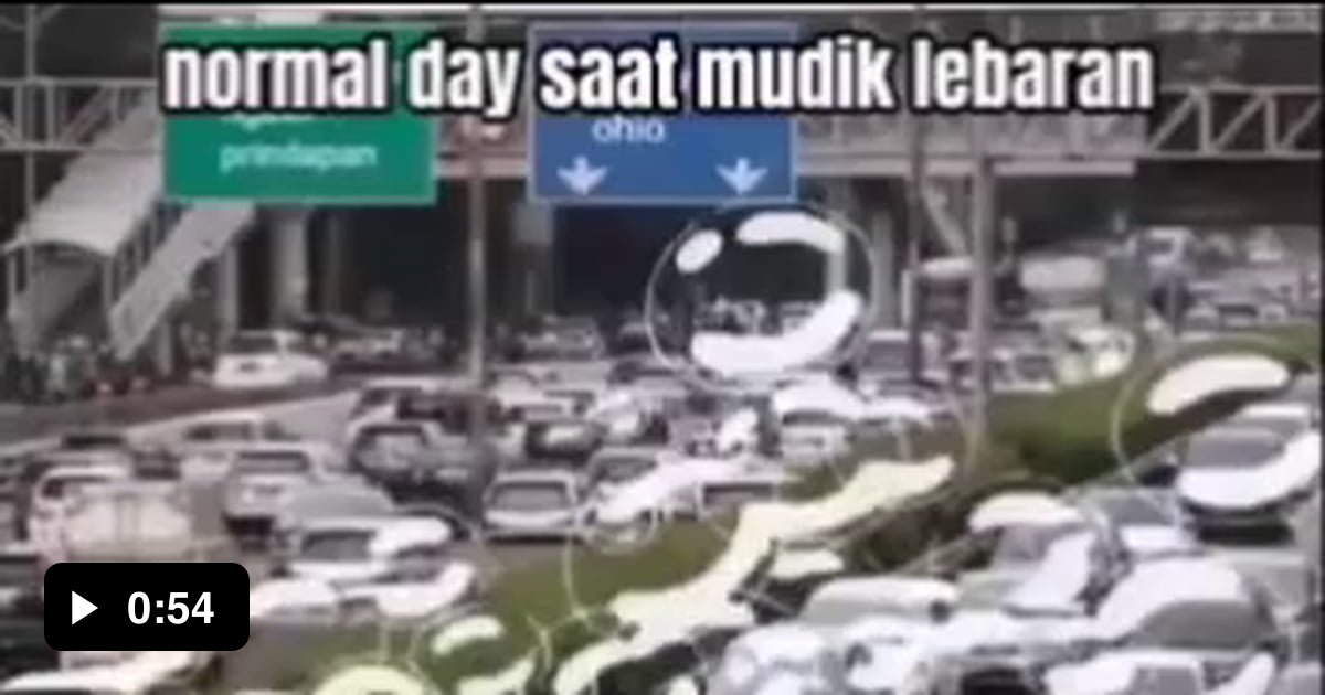 Normal day saat mudik - 9GAG