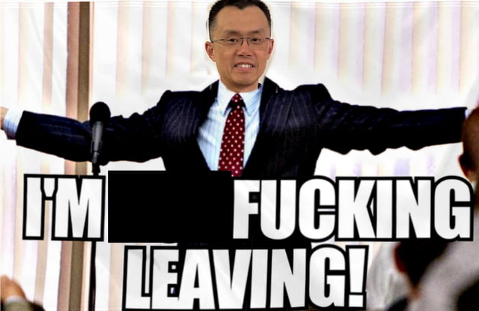 CZ Leaving Binance - 9GAG