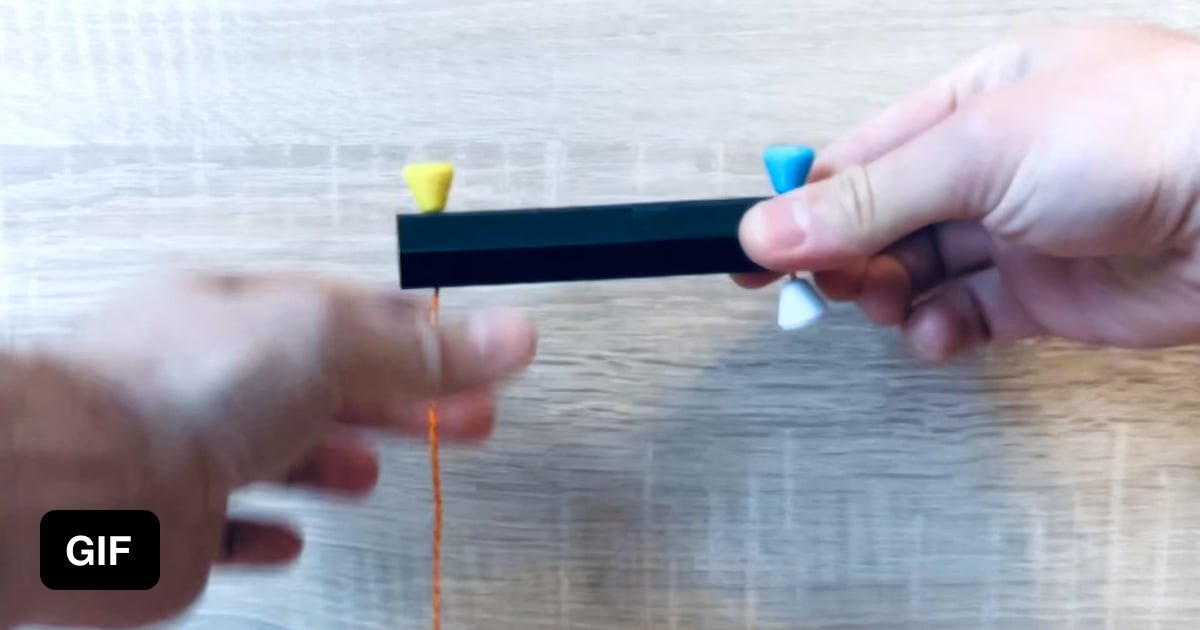 3D printed magic trick (pom pom stick) - 9GAG