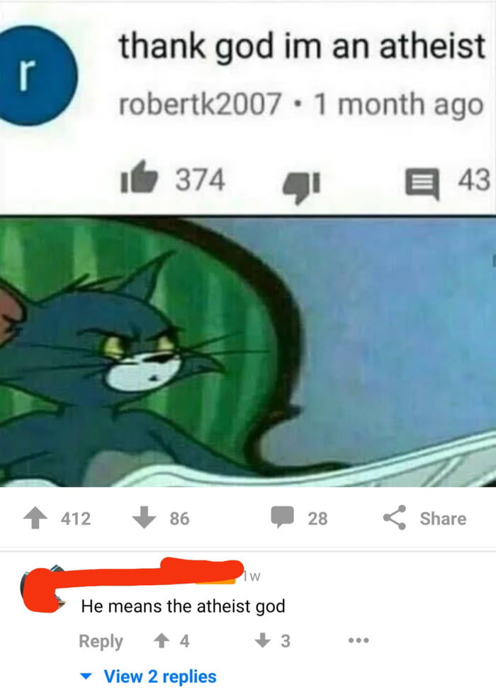 God of atheists - 9GAG