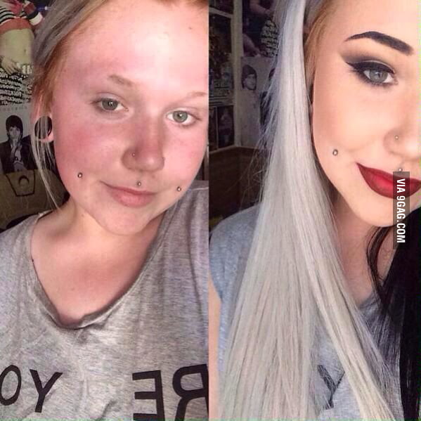 The power of makeup - 9GAG