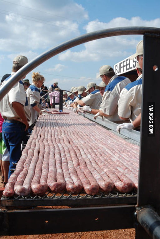 The World's Longest Barbecued Sausage/ Boerewors measured 514.5m and ...