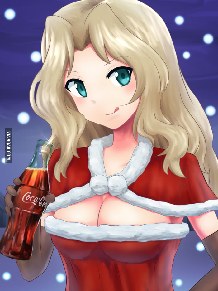She should be Coca-cola's mascot. - 9GAG