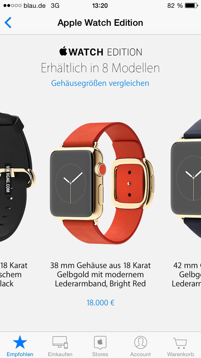 The Most Expensive Apple Watch In Germany Apple Went Full Retard 9GAG the-most-expensive-apple-watch-in-germany-apple-went-full-retard-9gag