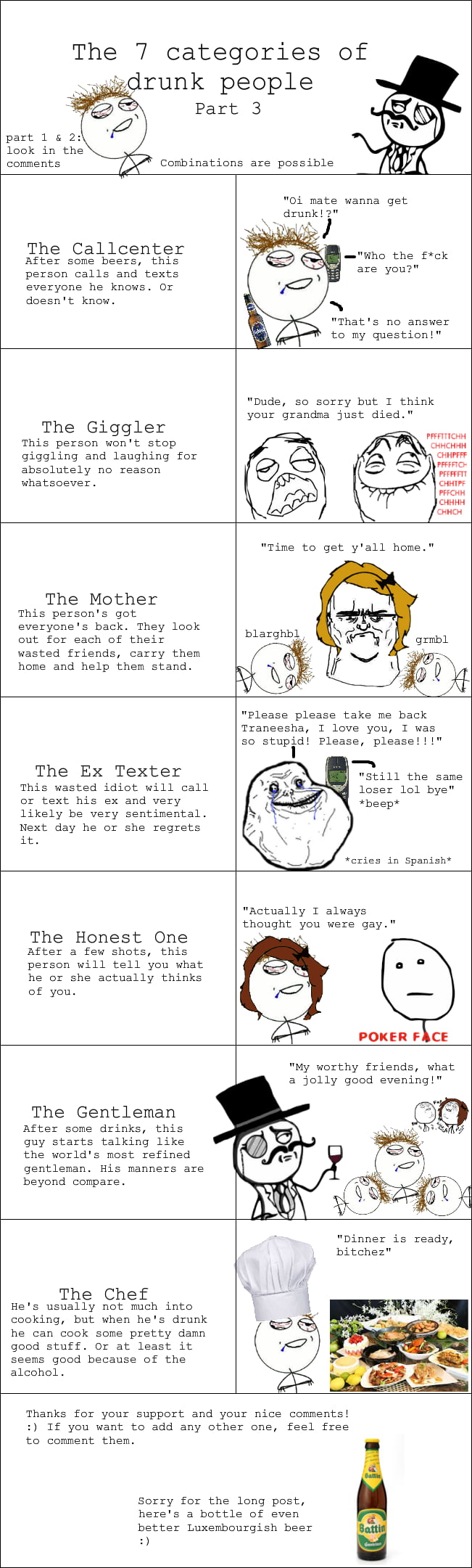 7 Kinds Of Drunk People You've Met. Which One Are You? (Part 3) - 9GAG