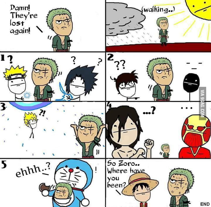 Zoro Really Need To Eat Gps-Gps Fruit - 9GAG