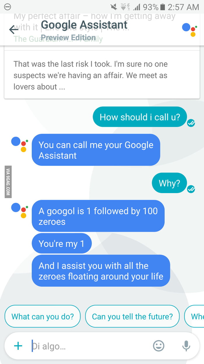 Google Assistant being Google Assistant - 9GAG