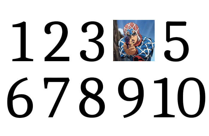 Nothing bizarre here just counting to 10. - 9GAG