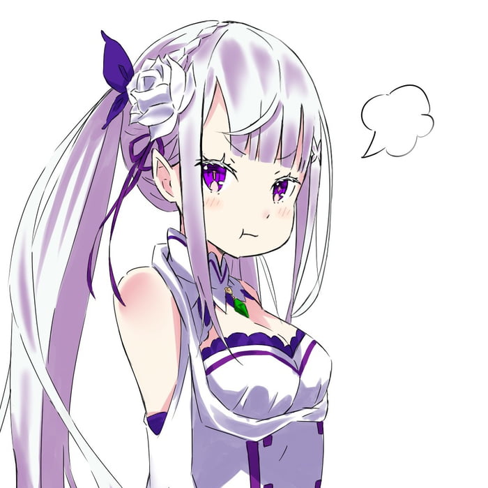 Pouting Emilia-tan - 9GAG