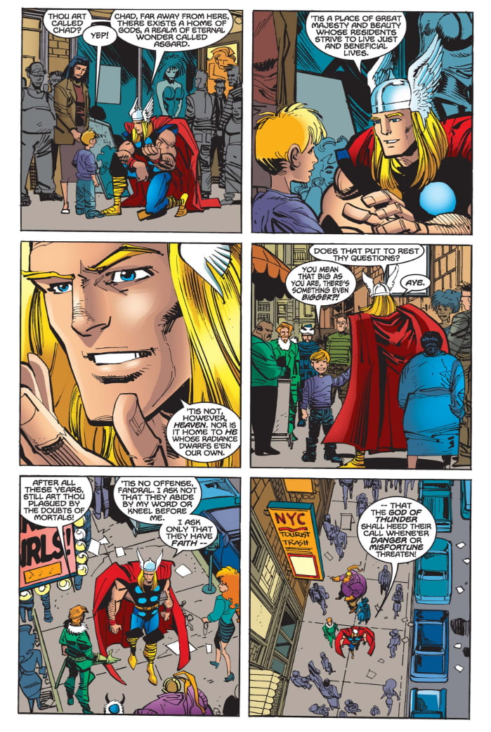Dan Jurgens made Thor a believer in an Abrahamic Religion? Uhh...what?? - 9GAG