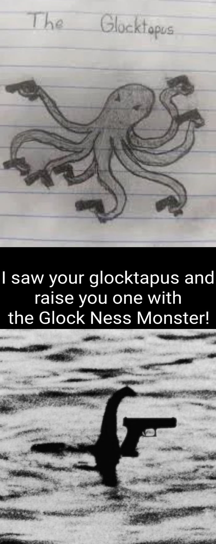 The Glock Ness Monster! - 9GAG