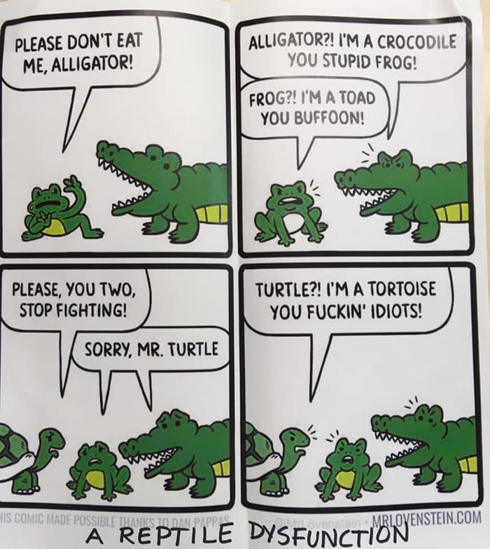 A reptile dysfunction - 9GAG