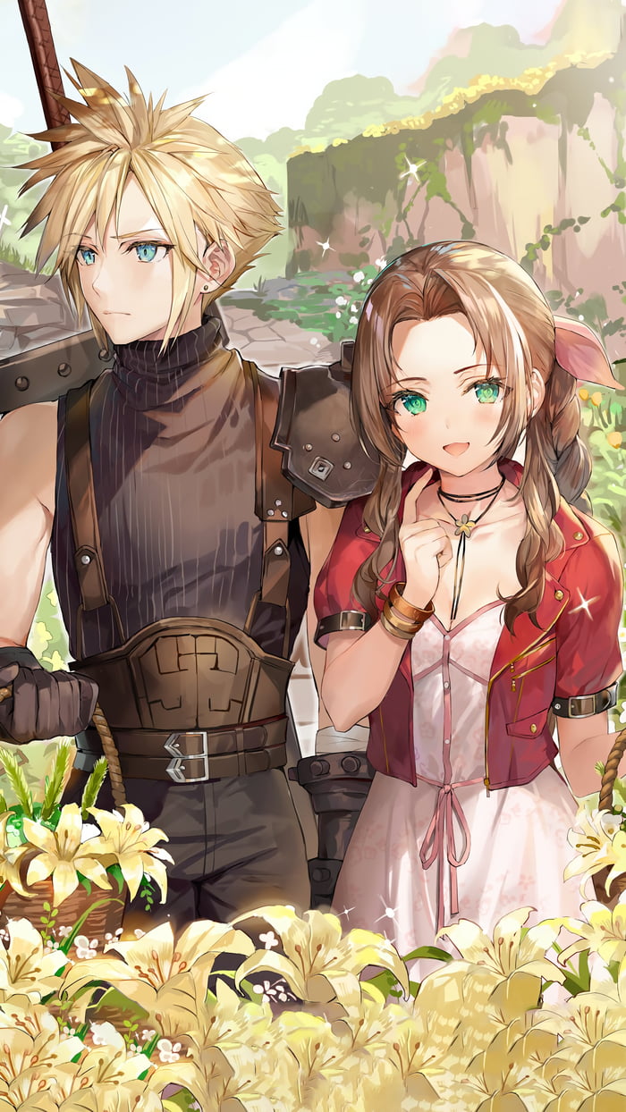 Cloud and Aeris - 9GAG