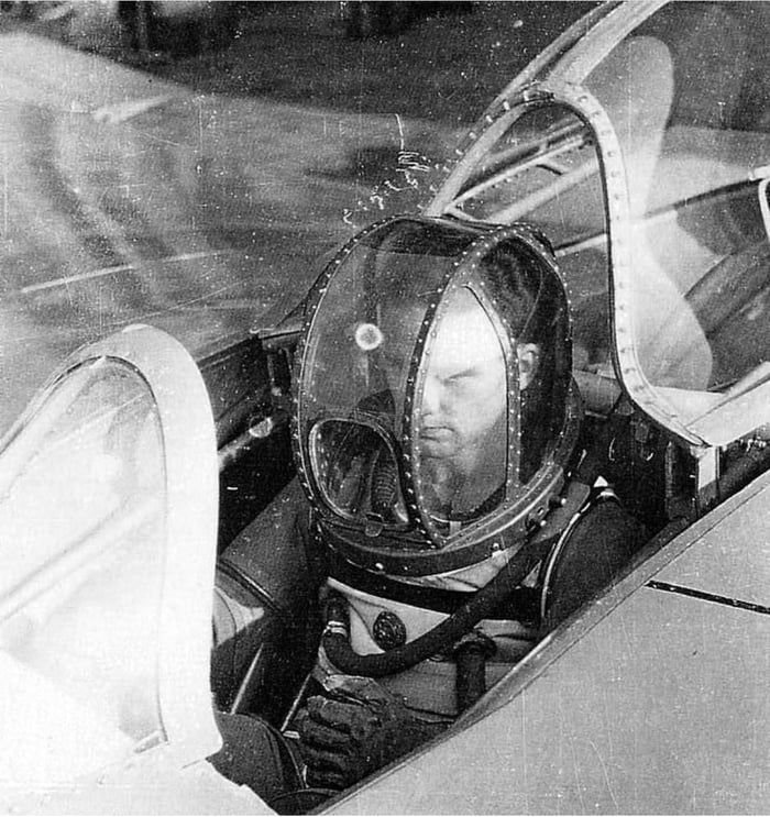 A German dubdub2 pressurised flight suit, for pilots flying the German ...