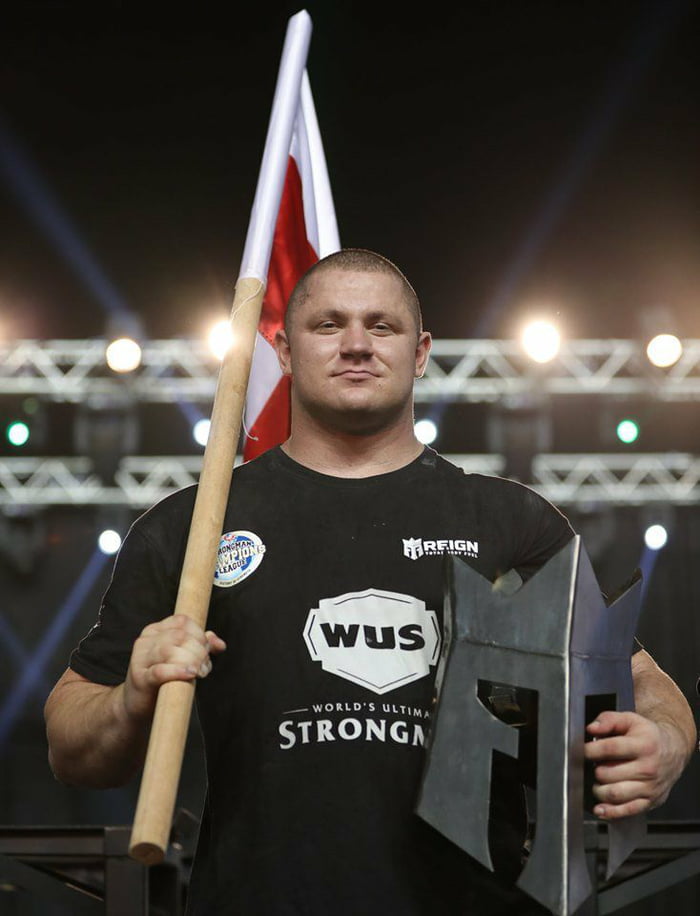 Congrats Mateusz Kieliszkowski on winning worlds ultimate strongman - 9GAG