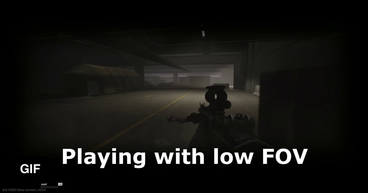 What playing with low FOV feels like - 9GAG