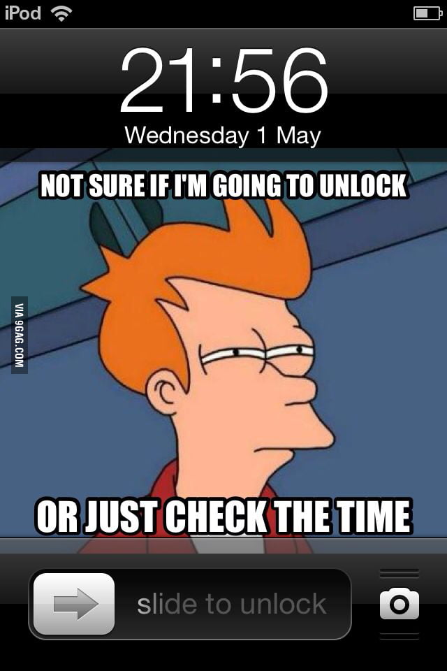 Clever lock screen is clever - 9GAG