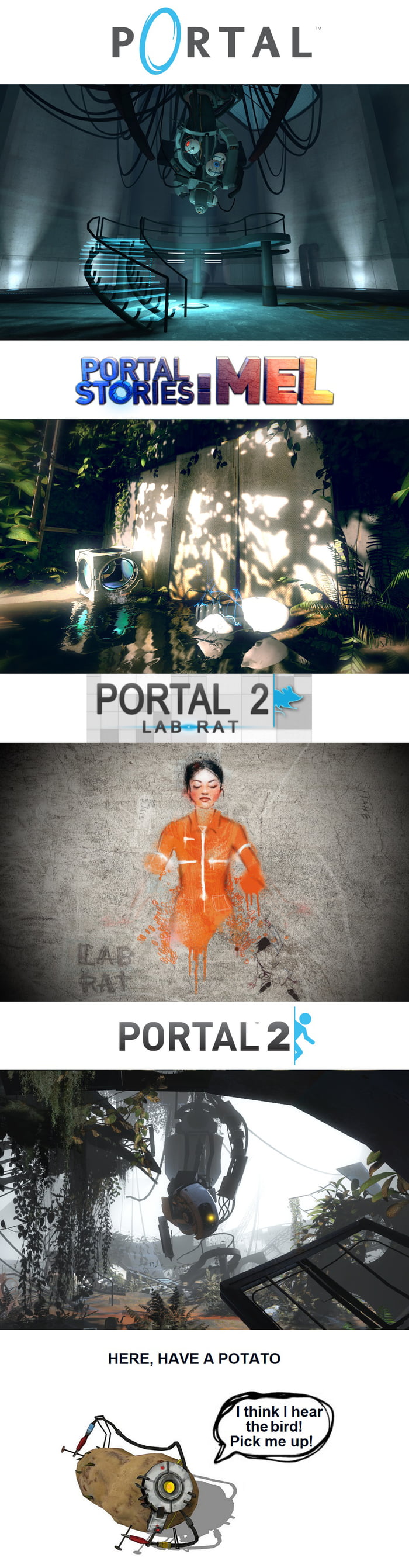 The order in which to get the full Portal game experience (I know ...