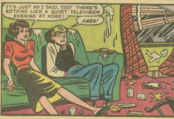 Actual vintage comic panel. Meme potential. - 9GAG