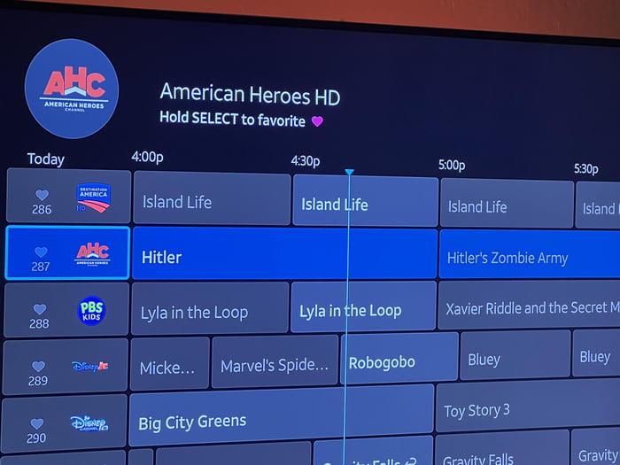 What the hell….American Heroes Channel? That didn’t take long. - 9GAG