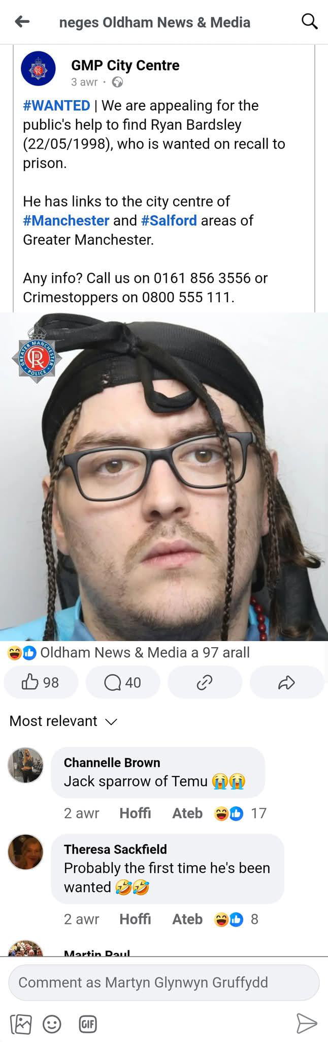 The first time he's been wanted. - 9GAG