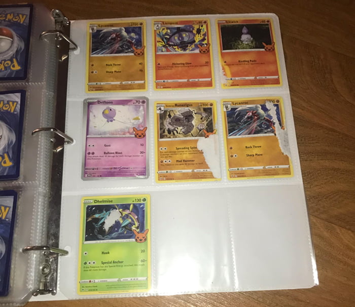 Pokemon cards stuck together - 9GAG