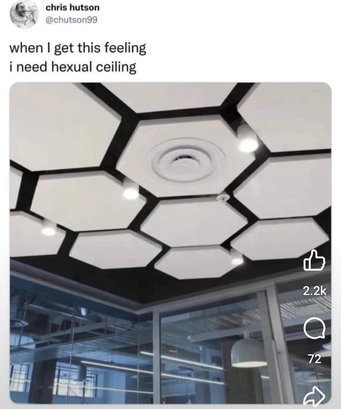 Hexual Ceiling - 9GAG