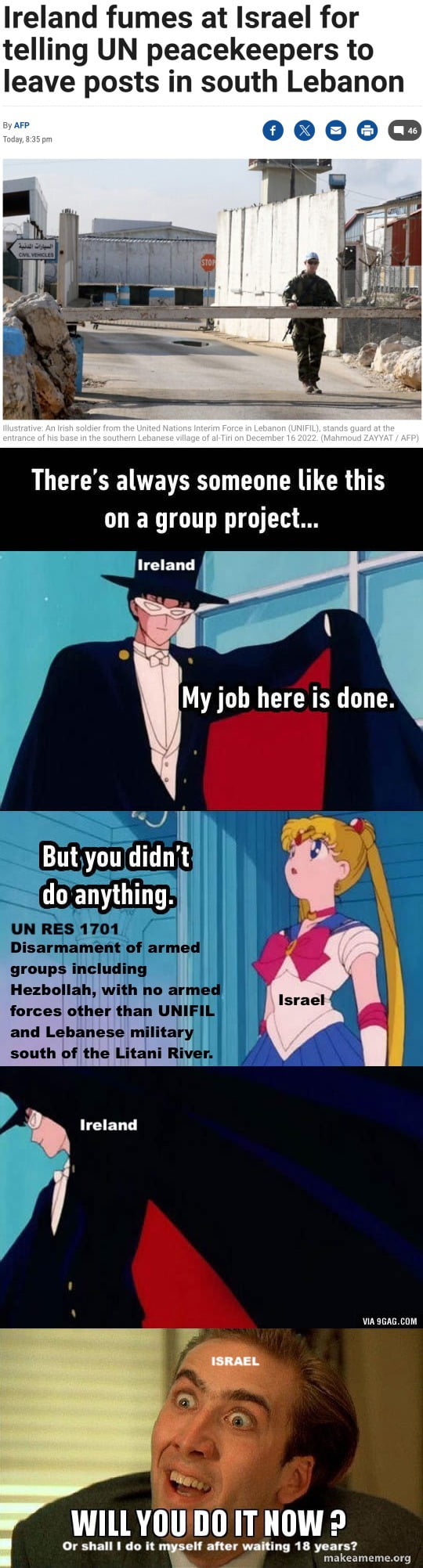 They know you wont. Keep munching terrorists please. - 9GAG