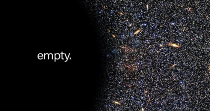 What's behind that vast empty space - 9GAG