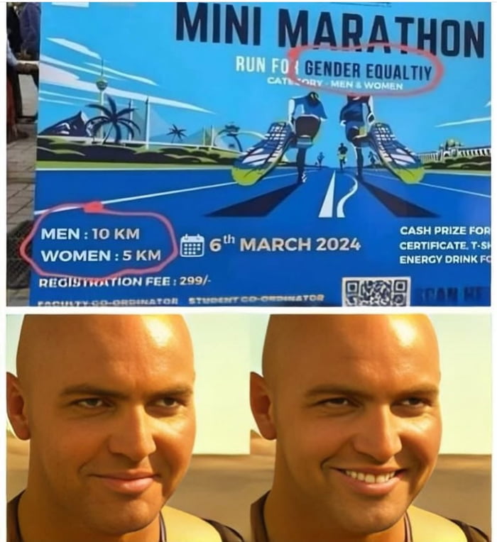 Equality, but with a slight adjustment for gender. - 9GAG