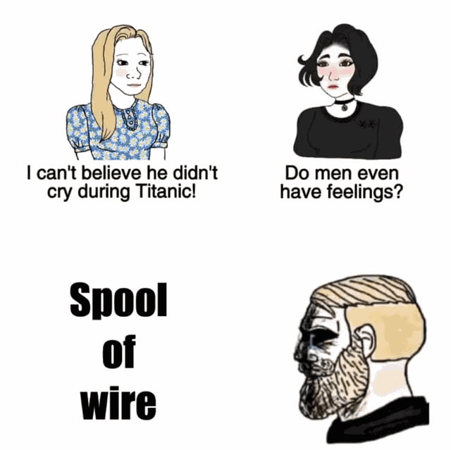 Spool of wire. - 9GAG