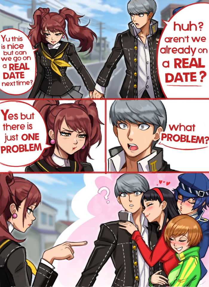 Posting Persona pics daily. Day 2518: P4 Real date - 9GAG