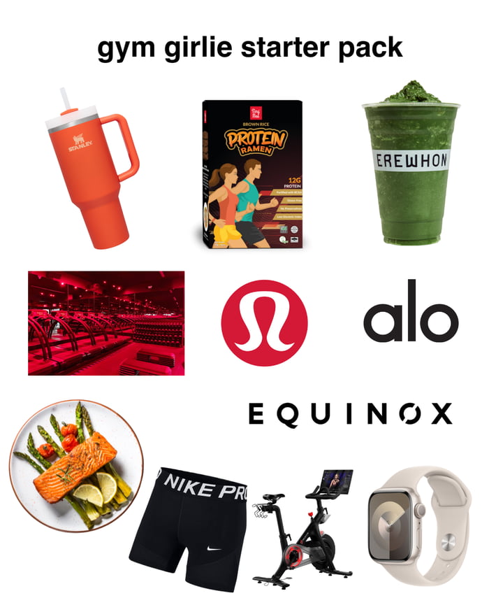 Gym girlie starter pack - 9GAG
